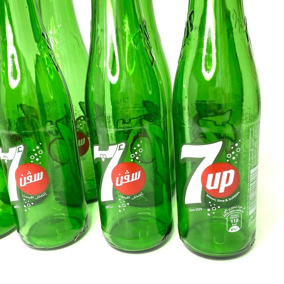 7up | Dining | 7up Soda Retro 25ml Art Middle East Arabic Script Empty ...